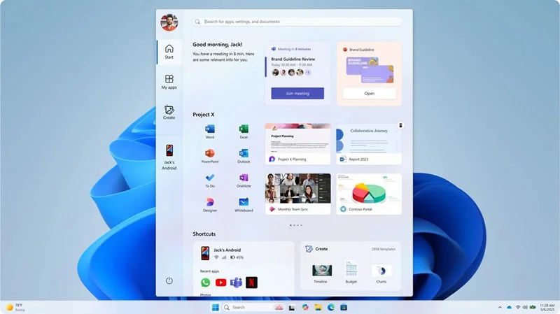 Microsoft показала, каким мог бы быть новый «Пуск» в Windows 11 ...